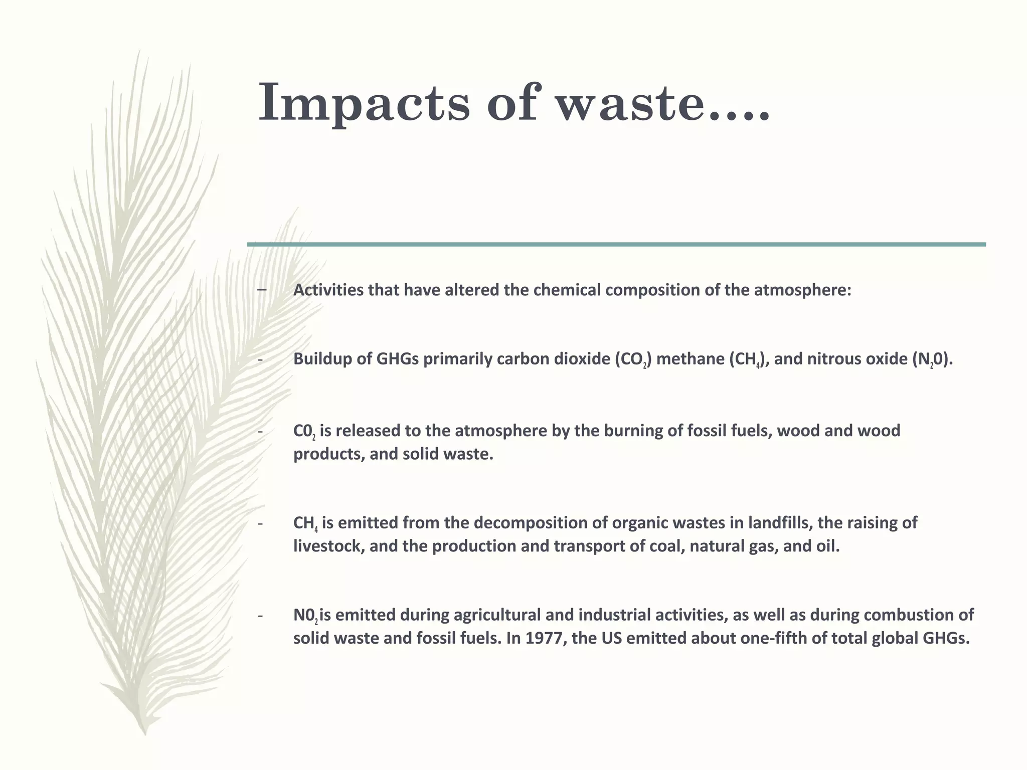 management of waste and its impacts | PPT