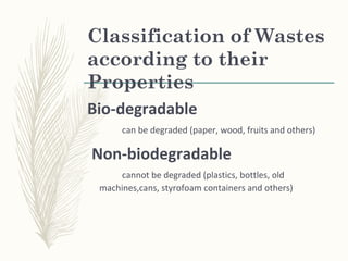management of waste and its impacts | PPT