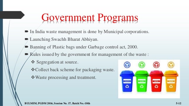 Waste management