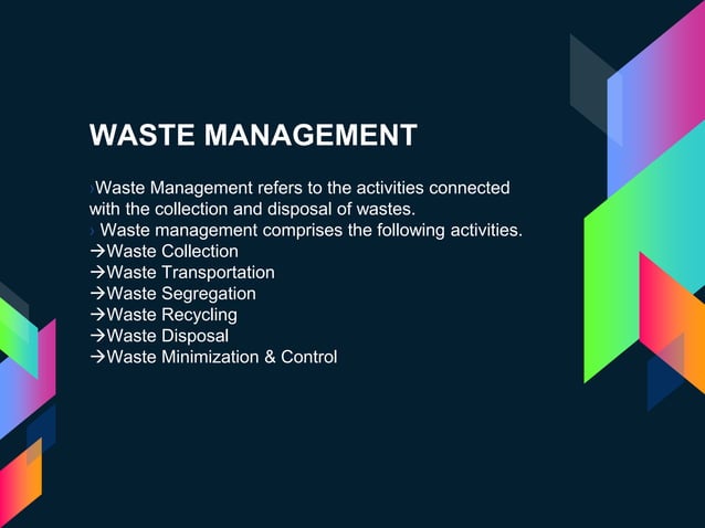 Waste management and its Uses and Precautions | PPTX | Environmental ...