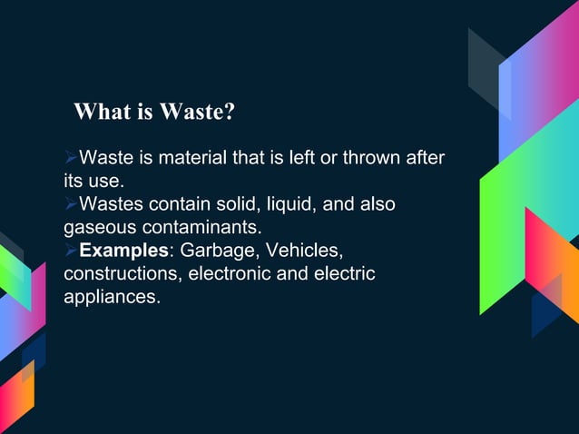 Waste management and its Uses and Precautions | PPTX | Environmental ...