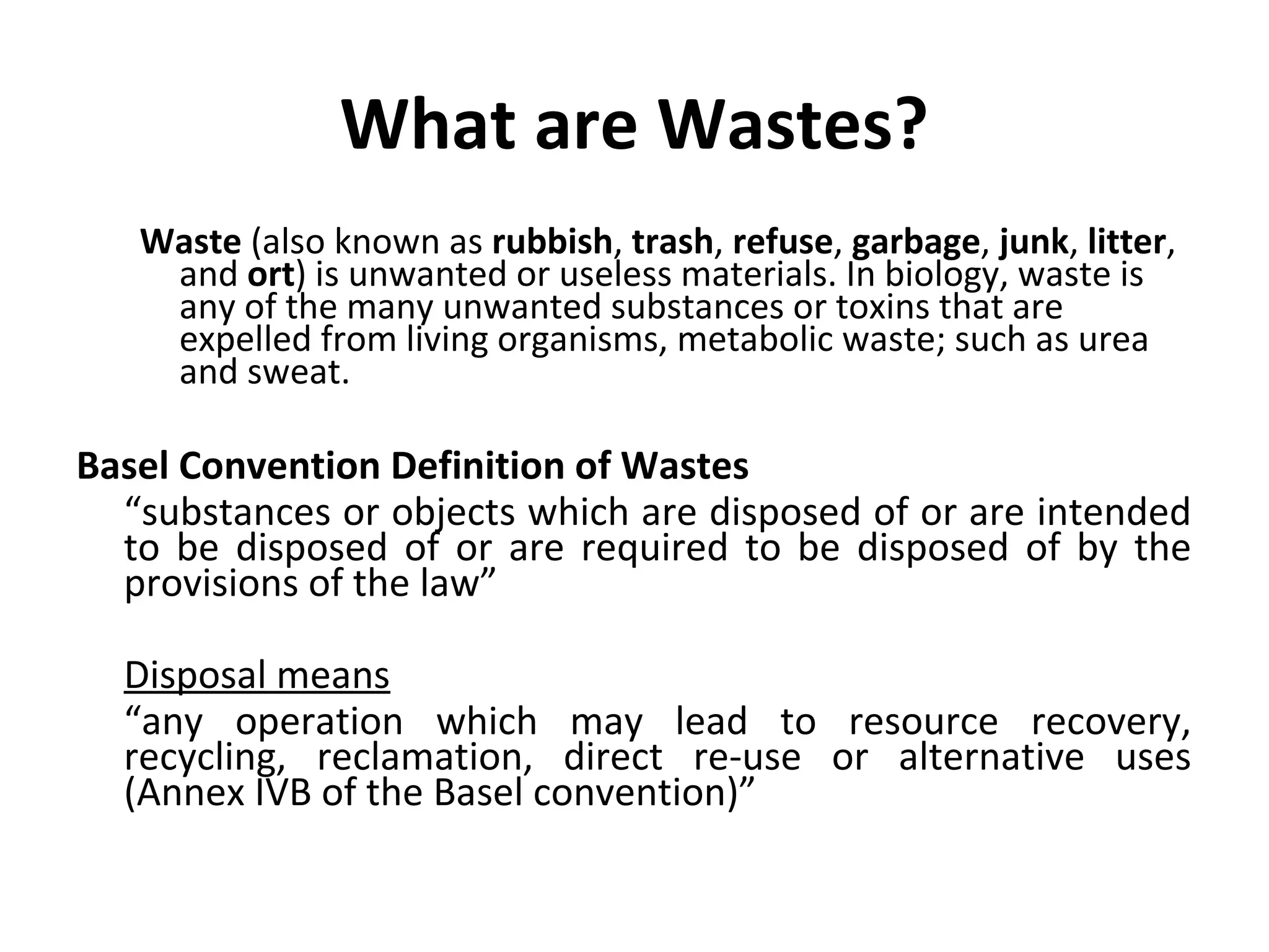 Waste management | PPT