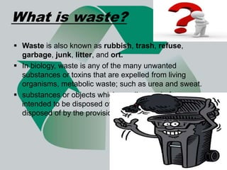 Waste management | PPTX