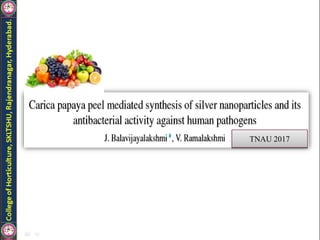 Waste management of fruits | PPTX