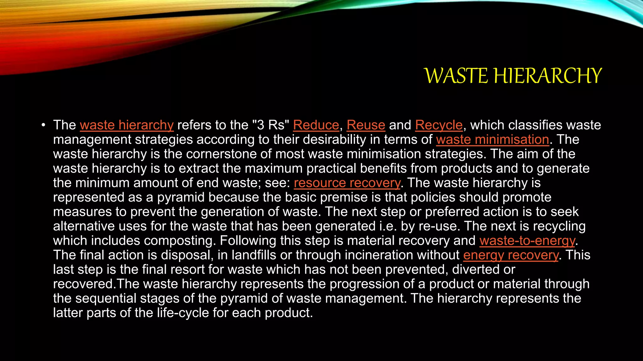 Waste management | PPTX