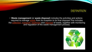 Waste management | PPTX
