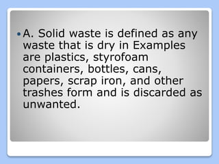 Waste management | PPTX