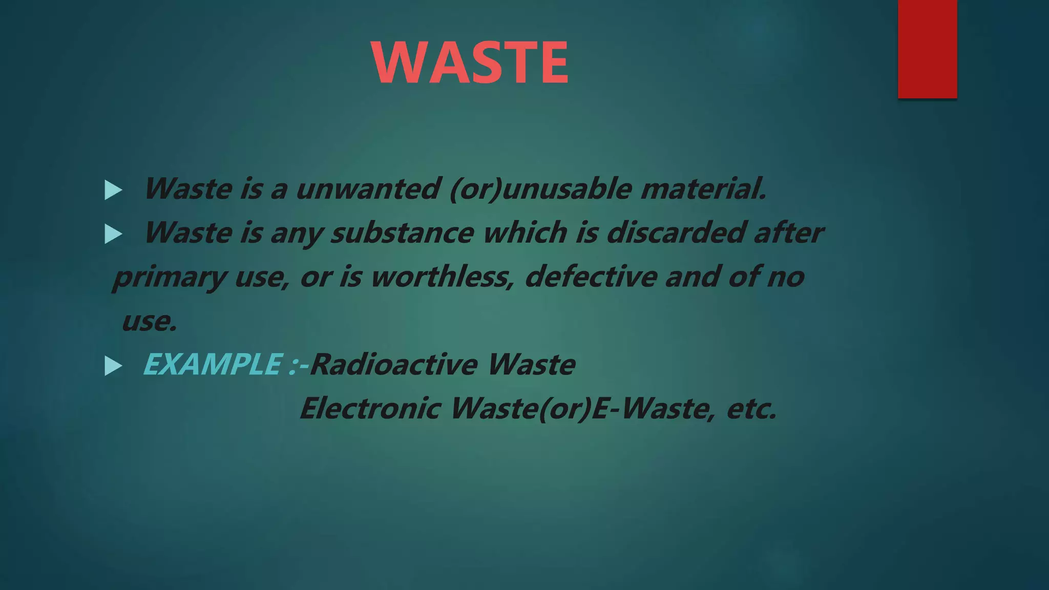 Waste Management | PPTX | Environmental Services Industry | Industries