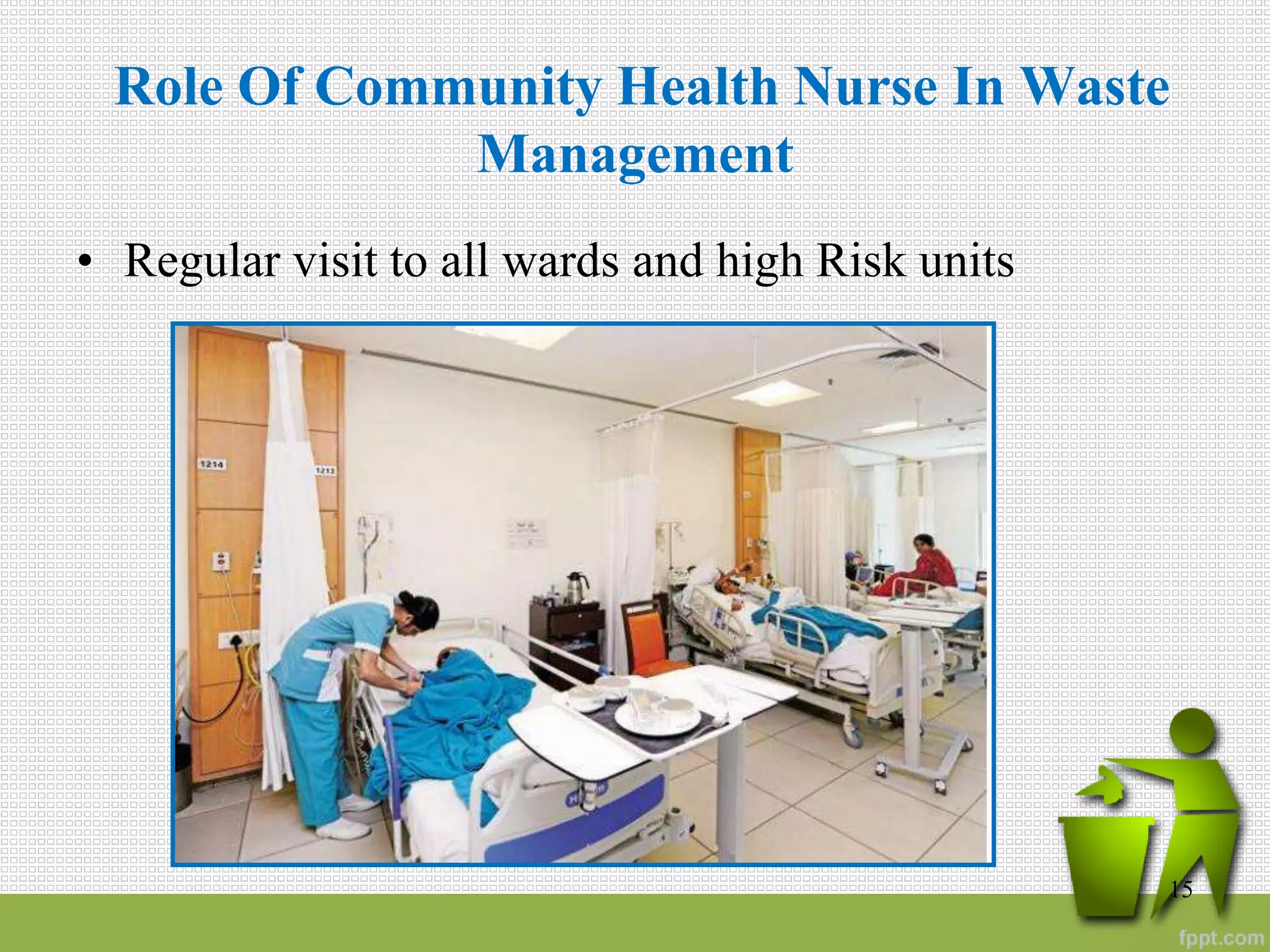 Waste management in the center and clinics | PPTX