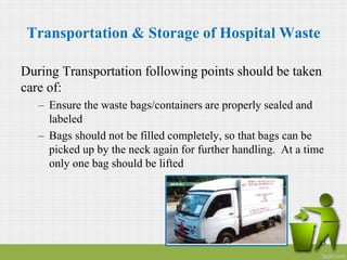 Waste management in the center and clinics | PPTX