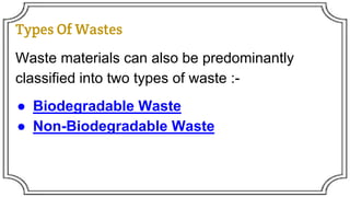 Waste Management | PPTX