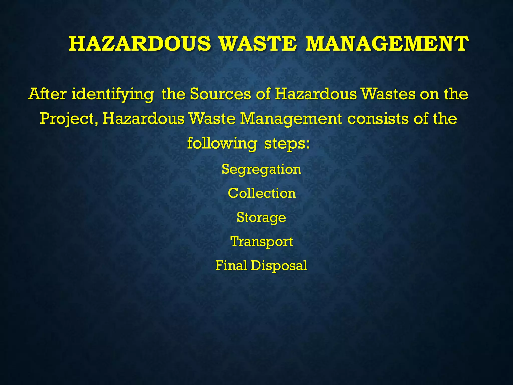 Waste Management | Hazardous Waste Management | Gaurav Singh Rajput | PDF