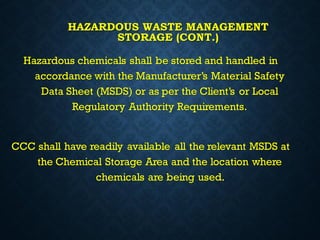 Waste Management | Hazardous Waste Management | Gaurav Singh Rajput | PDF
