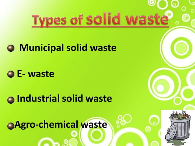 Waste Management HSE traning slide .pptx | Agriculture | Industries