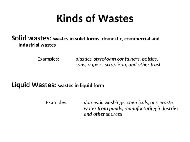 Waste Management types, methods and techniques | PPT