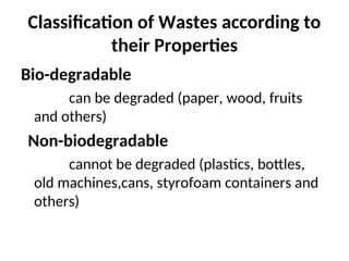 Waste Management types, methods and techniques | PPT