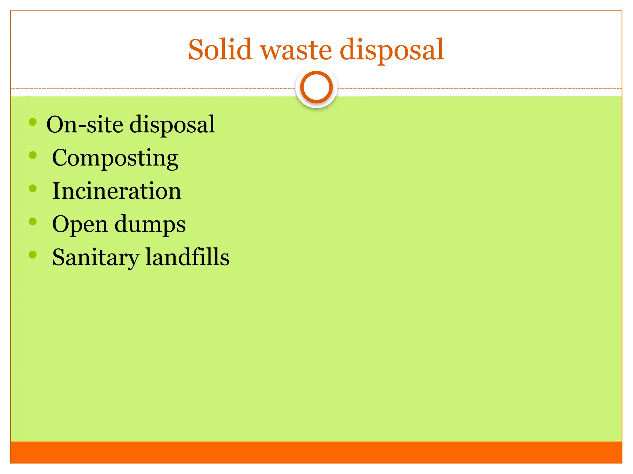 waste management: Definition of waste, types of wastes and their ...