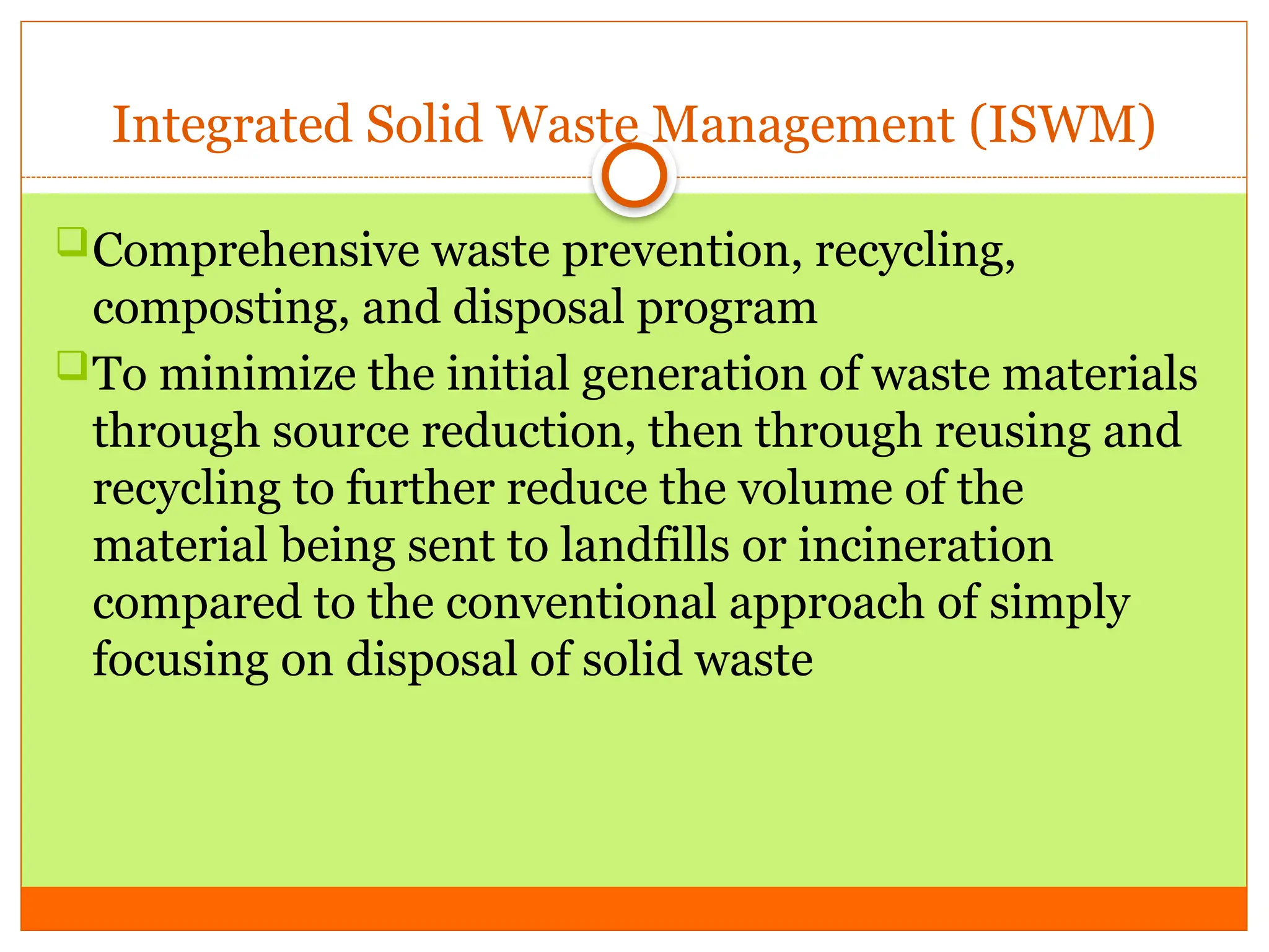 waste management: Definition of waste, types of wastes and their ...