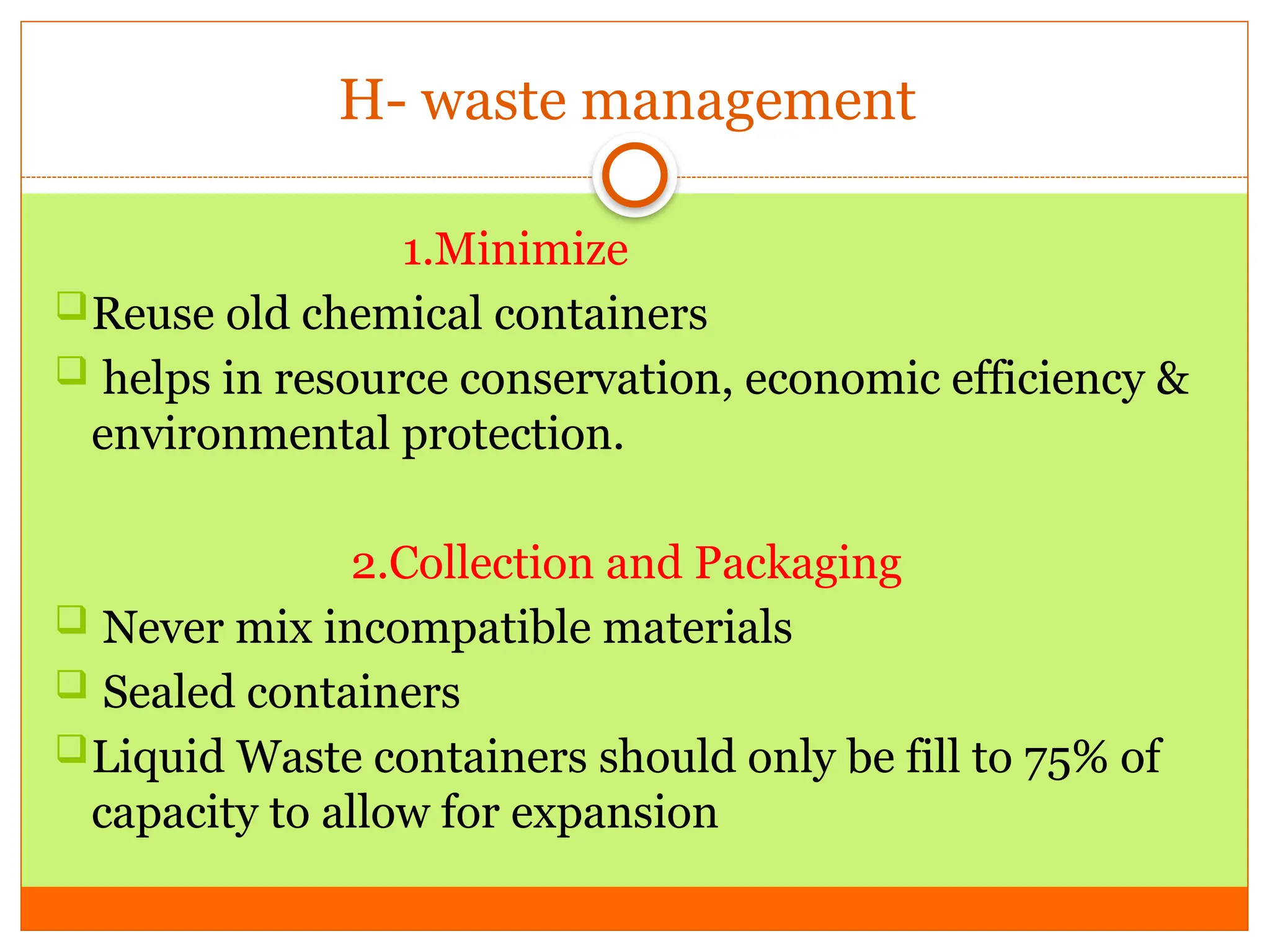 waste management: Definition of waste, types of wastes and their ...