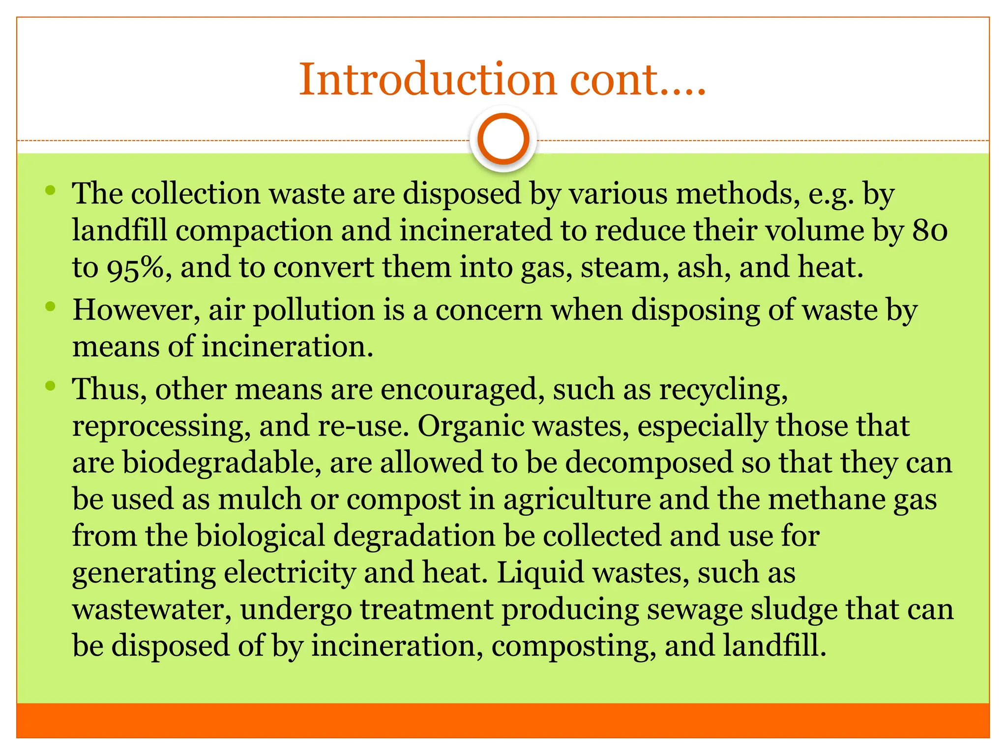 waste management: Definition of waste, types of wastes and their ...