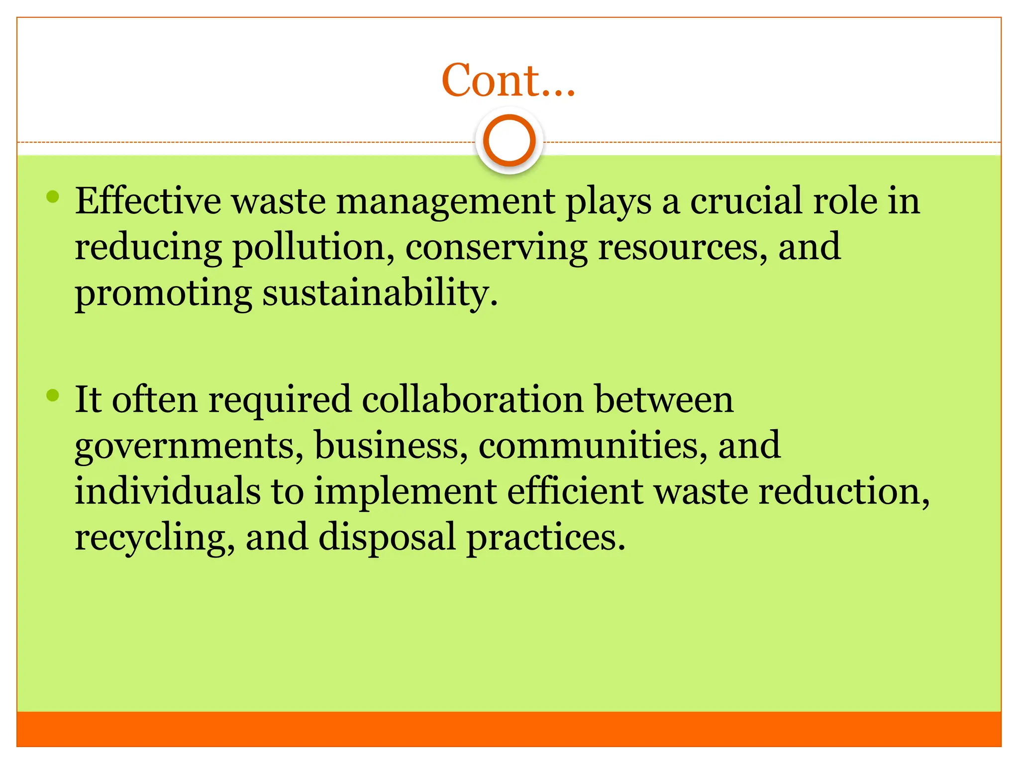 waste management: Definition of waste, types of wastes and their ...