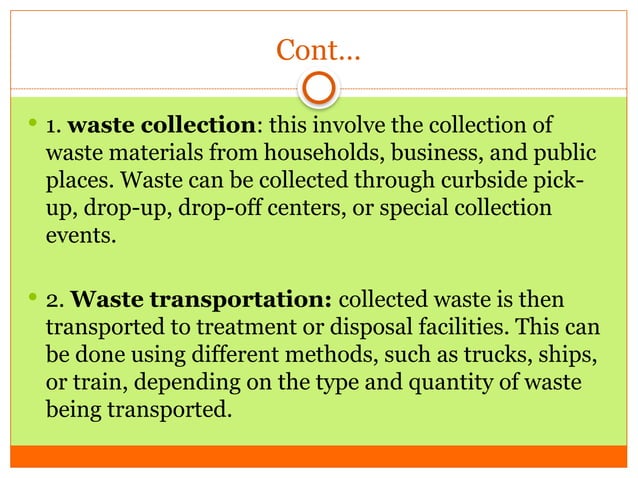 waste management: Definition of waste, types of wastes and their ...