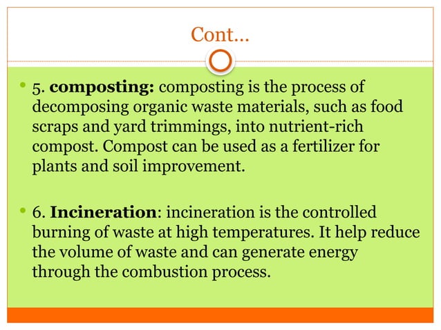 waste management: Definition of waste, types of wastes and their ...