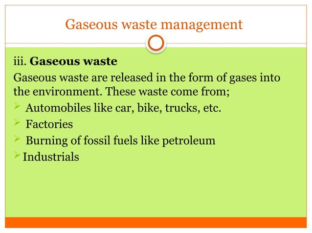 waste management: Definition of waste, types of wastes and their ...