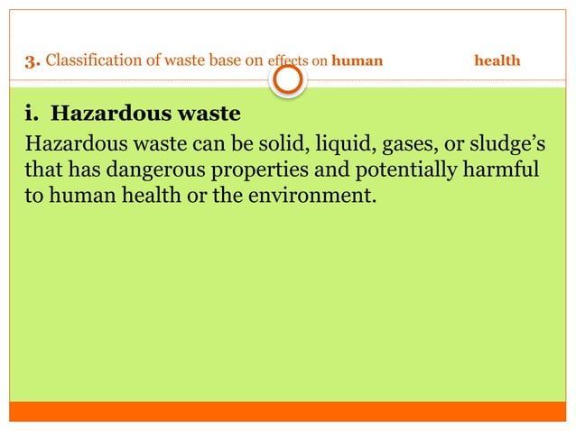 waste management: Definition of waste, types of wastes and their ...