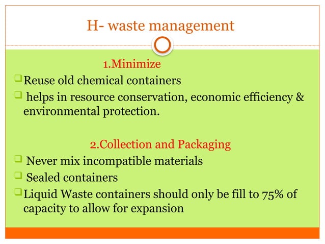 waste management: Definition of waste, types of wastes and their ...