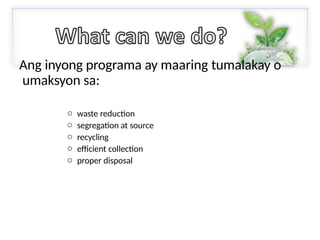 wastemanagement system presentation for all employee | PPT