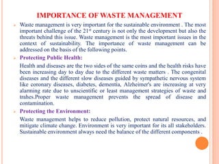 WASTE- TYPES, IMPACTS AND MANAGEMENT WITH AFFECTS | PDF