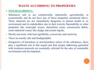 WASTE- TYPES, IMPACTS AND MANAGEMENT WITH AFFECTS | PDF