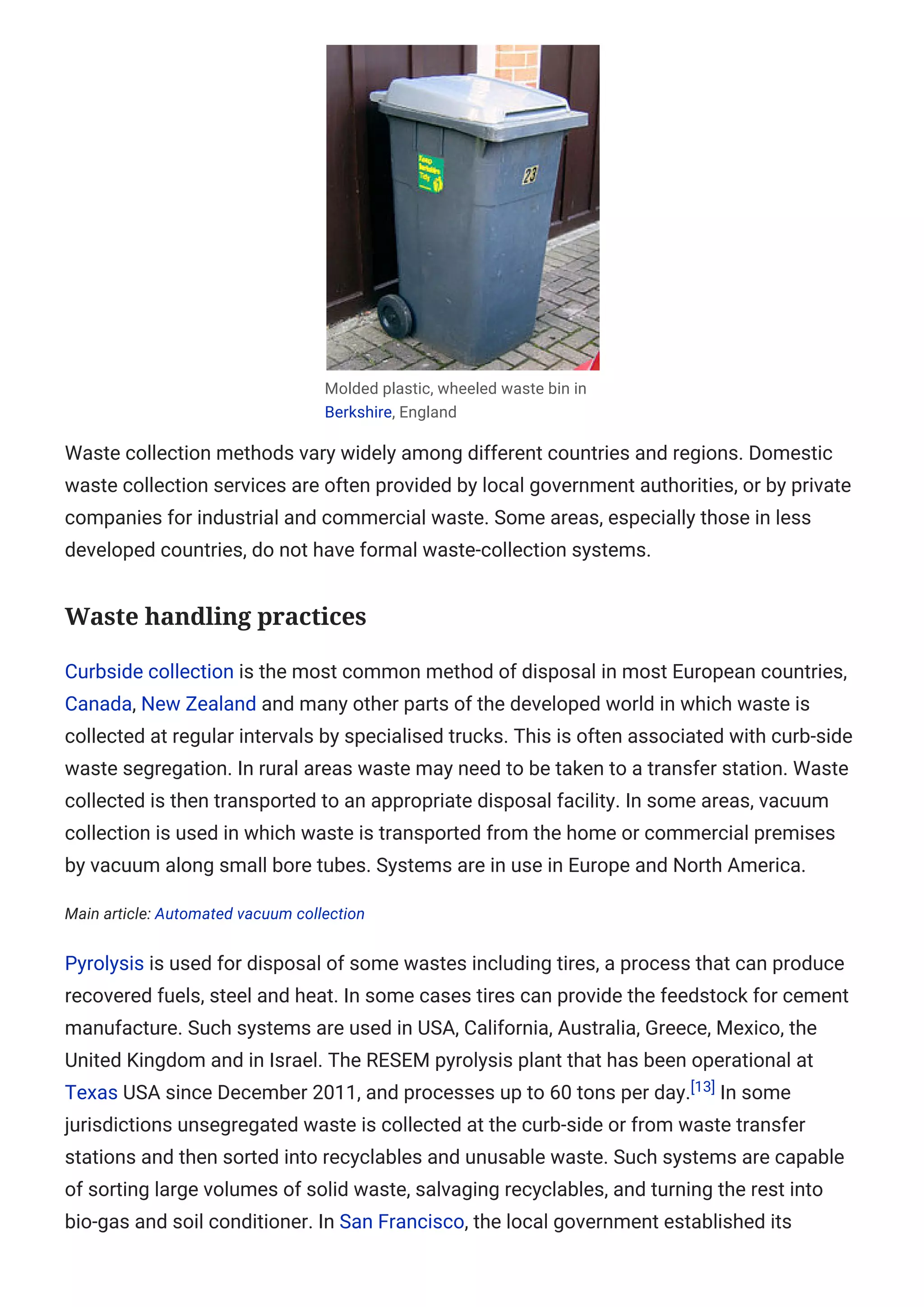 Waste management | PDF