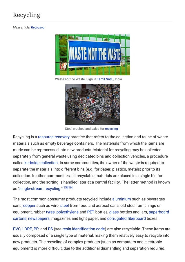 Waste management | PDF