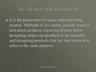Waste management 2 | PPT