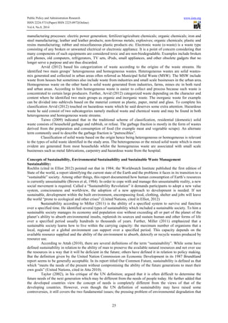 Waste management and environmental sustainability in ghana | PDF