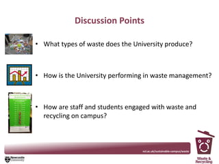 Waste management at newcastle university | PPT