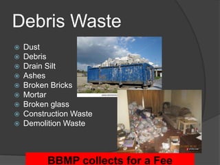 Waste Management Awareness -BBMP-BANGALORE | PPTX