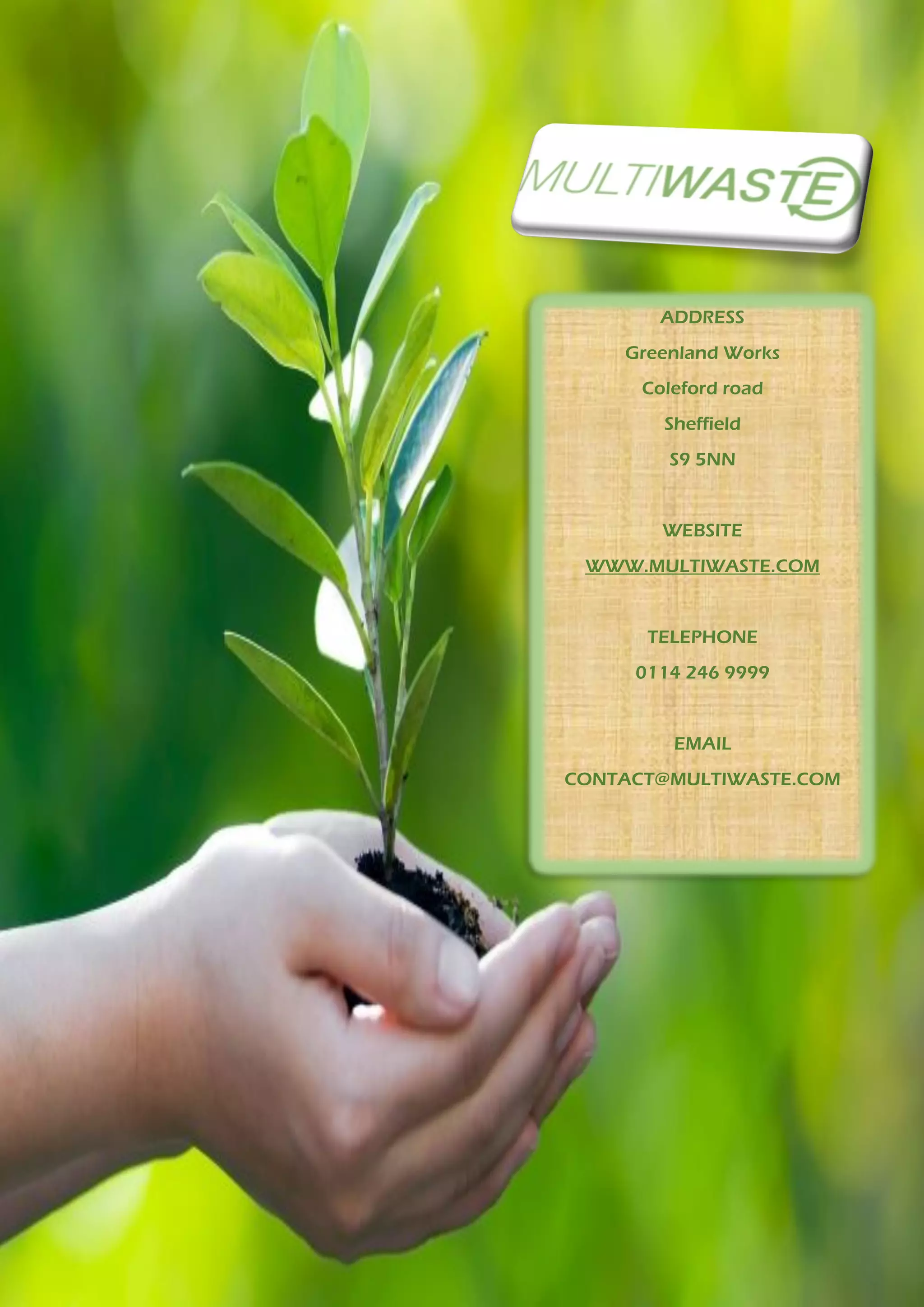 Waste management brochure | PDF