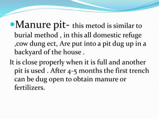 waste management community health nursingII | PPTX