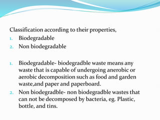 waste management community health nursingII | PPTX