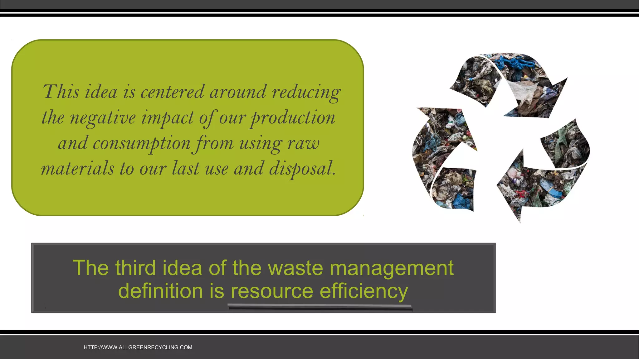 Waste management definition | PPT