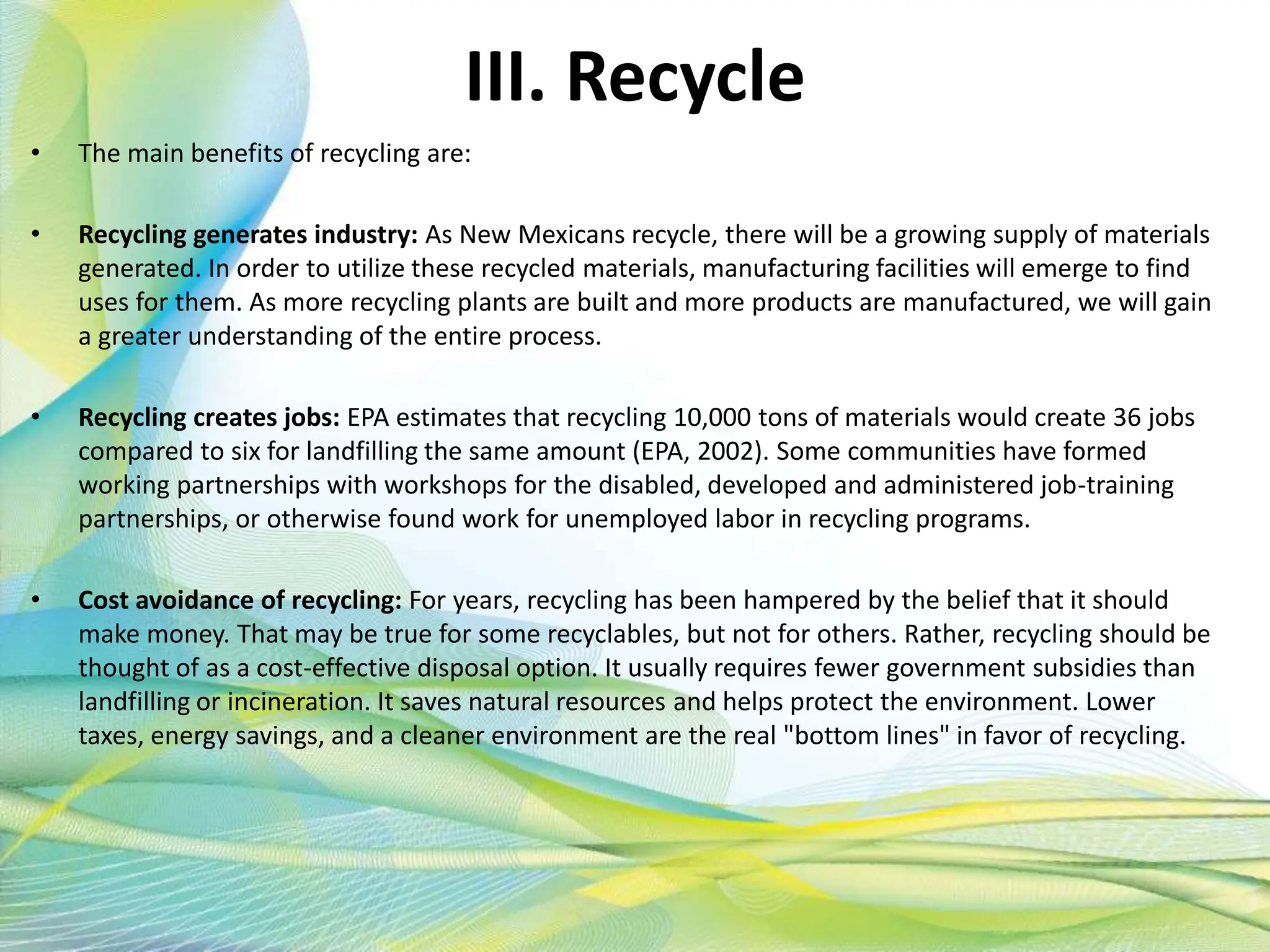 WASTE WASTE MANAGEMENT REDUCE, REUSE AND RECYCLE.ppt