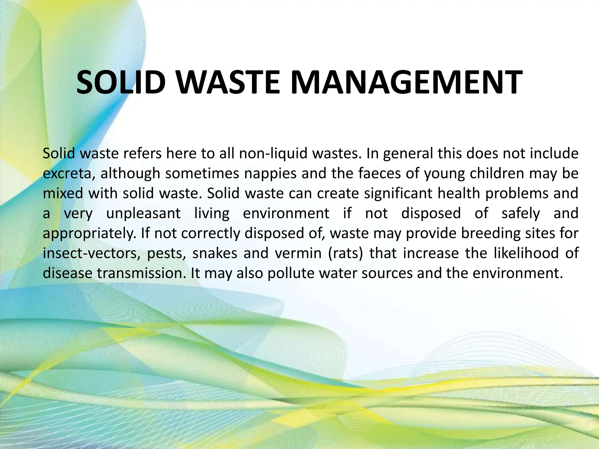 WASTE WASTE MANAGEMENT REDUCE, REUSE AND RECYCLE.ppt