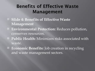 Waste management FOR MBA STUDENTS FOR GUIDING | PPTX