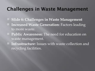 Waste management FOR MBA STUDENTS FOR GUIDING | PPTX