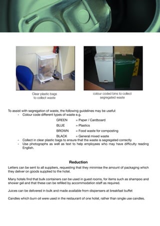 Waste management for hotels | PDF