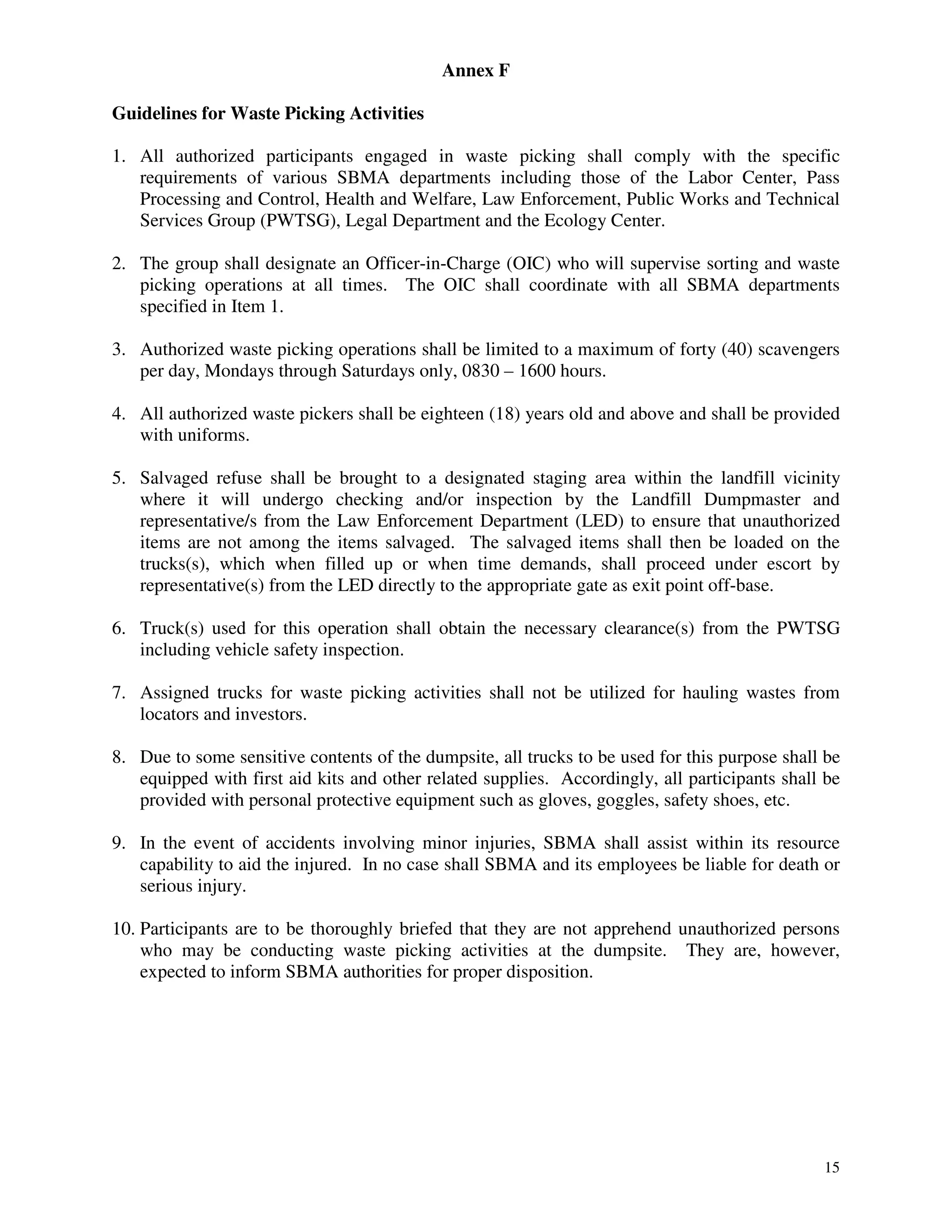 Waste management guidelines | PDF