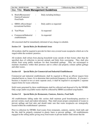 Waste management guidelines | PDF
